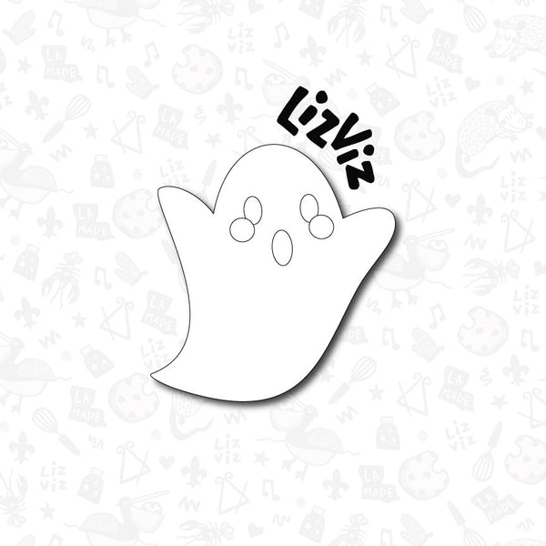 Ghost Cookie Cutter Lizviz