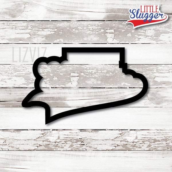 Baseball Cookie Cutter. Little Slugger Cookie Cutter. – LizViz
