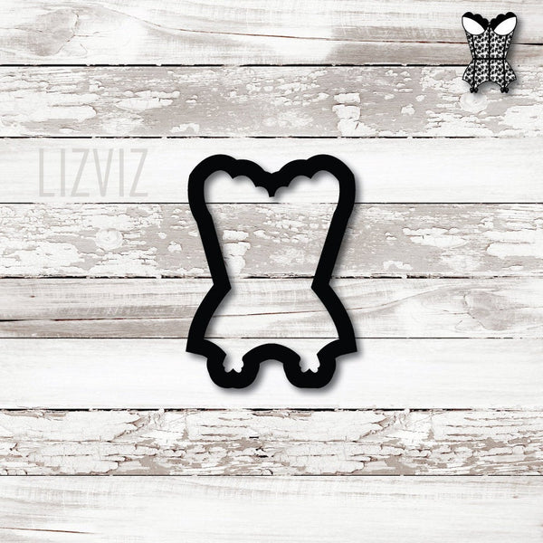 Bachelorette Cookie Cutter. Lingerie Cookie Cutter. Corset Cookie Cutt ...