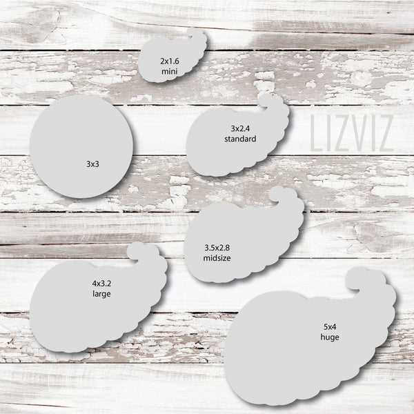 Cornucopia Cookie Cutter. Thanksgiving Cookie Cutter. – LizViz