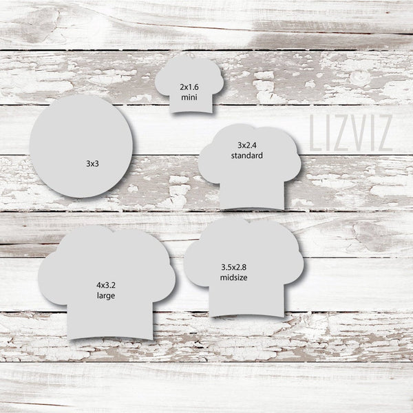 Chef Hat Cookie Cutter. – LizViz